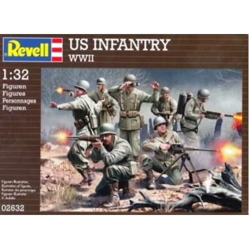 02632 Revell 1/32 US Infantry WWII – Injection Models Now