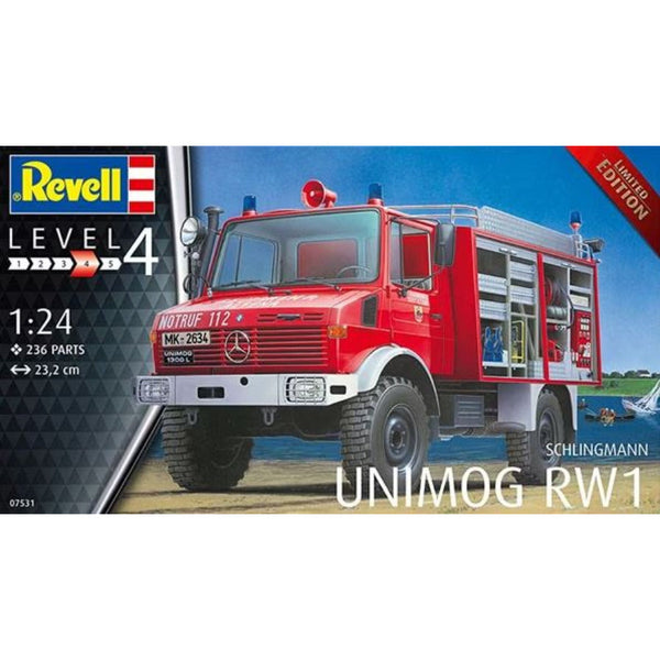 Revell 1/24 Schlingmann Unimog RW1 #07531 – Injection Models Now