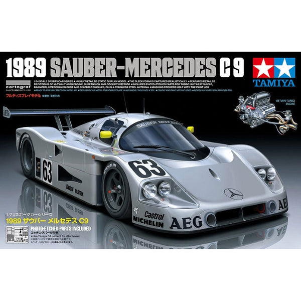 Tamiya 1/24 '89 Sauber Mercedes C9 #24359 – Injection Models Now