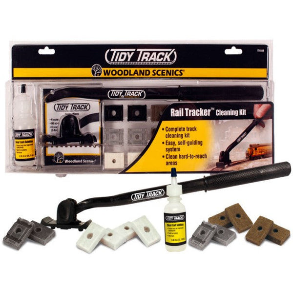 TT4550 Woodland Scenics Rail Track Cleaner Cleaning Kit – Injection ...